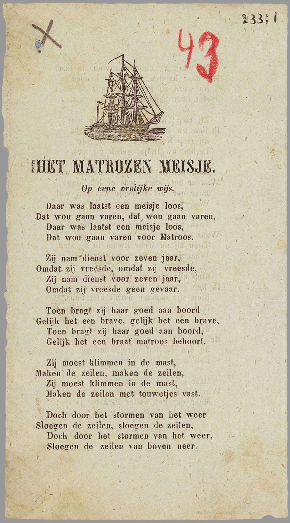 Het Matrozen Meisje – Bert van Zantwijk